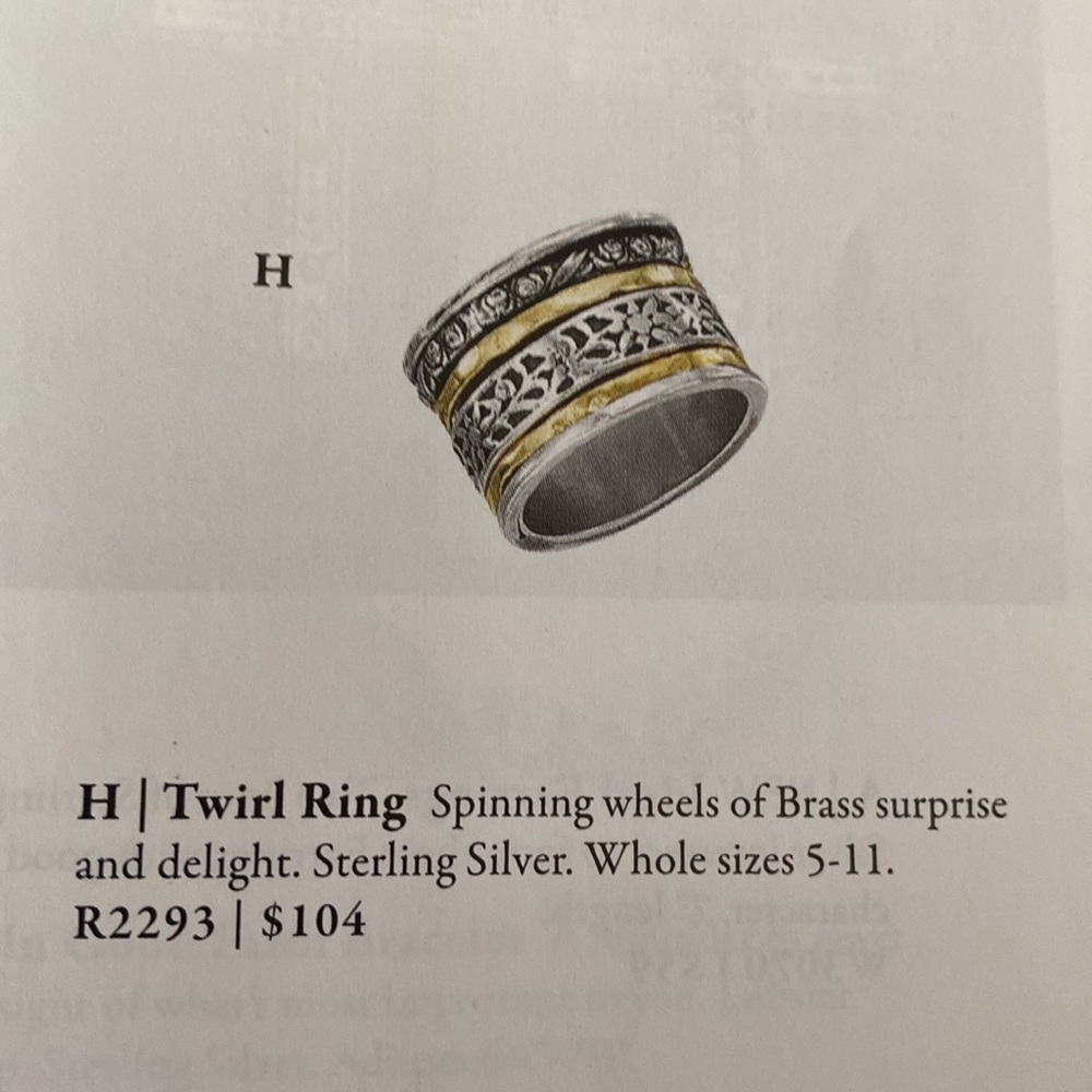 Silpada Twirl Ring - Gem